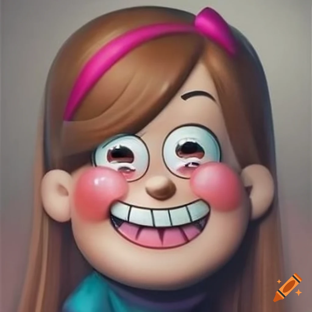 Enhanced High Resolution Photo Of Mabel Pines On Craiyon