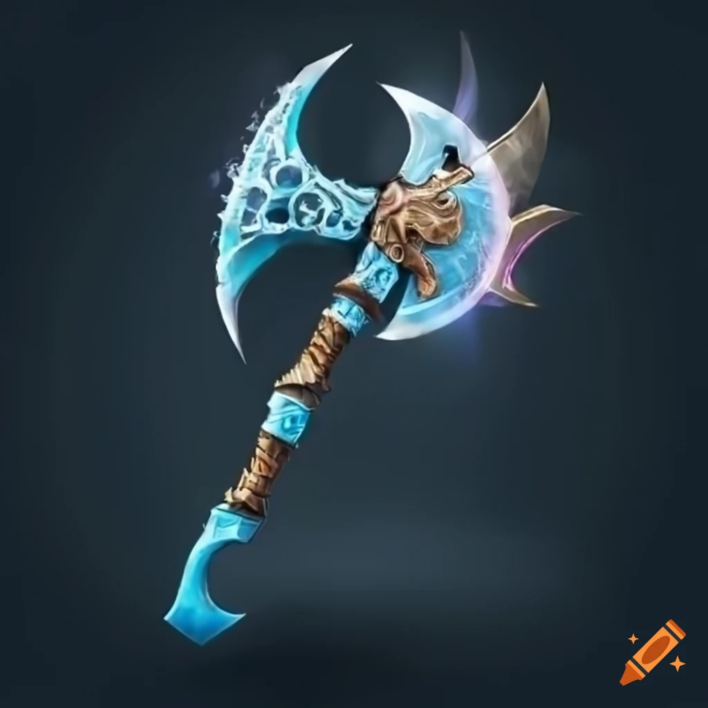 Mythic axe illustration