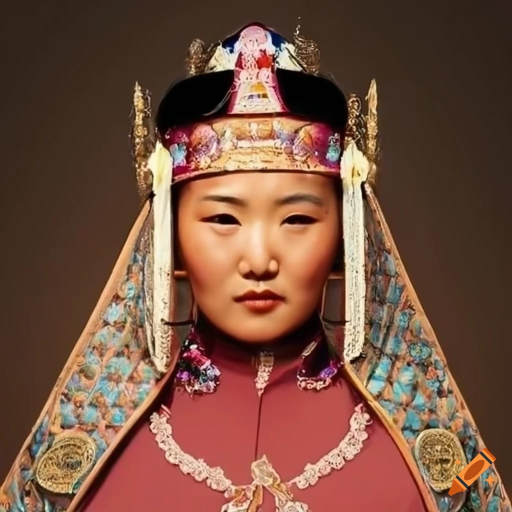 Portrait of a person from mongolia