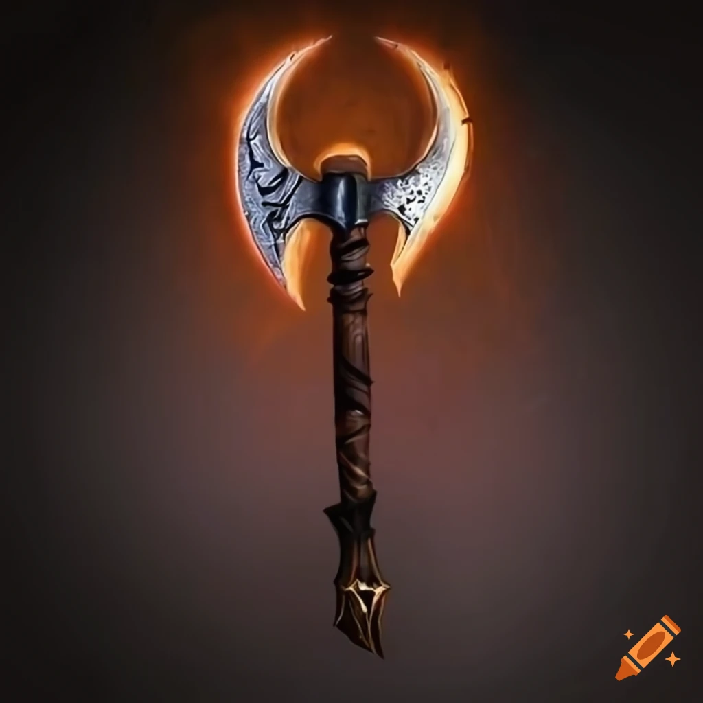 Mythic claymore weapon on Craiyon