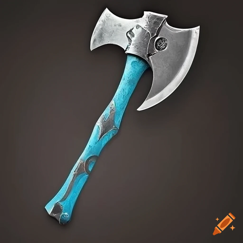 Image of a magical steel axe