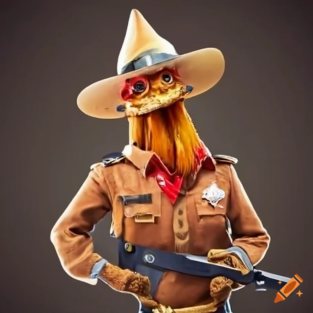 Ethan hawke in a sheriff costume on Craiyon