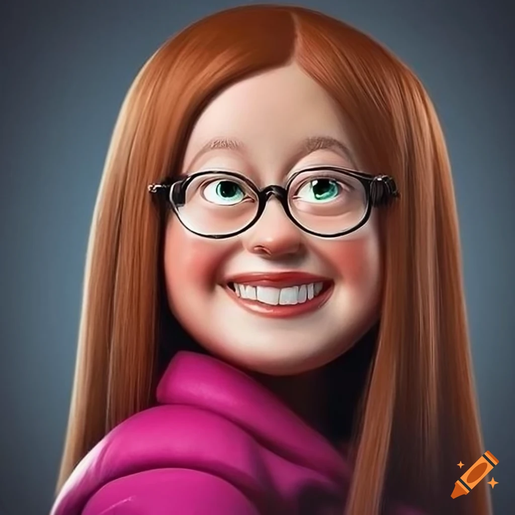 Portrait of mabel pines in high-resolution on Craiyon