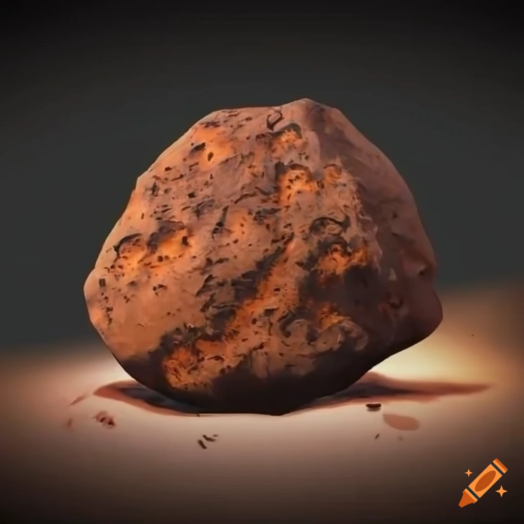 Rusty rock texture inspired by the game rust on Craiyon