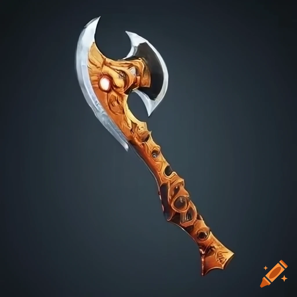 Mythic axe on Craiyon