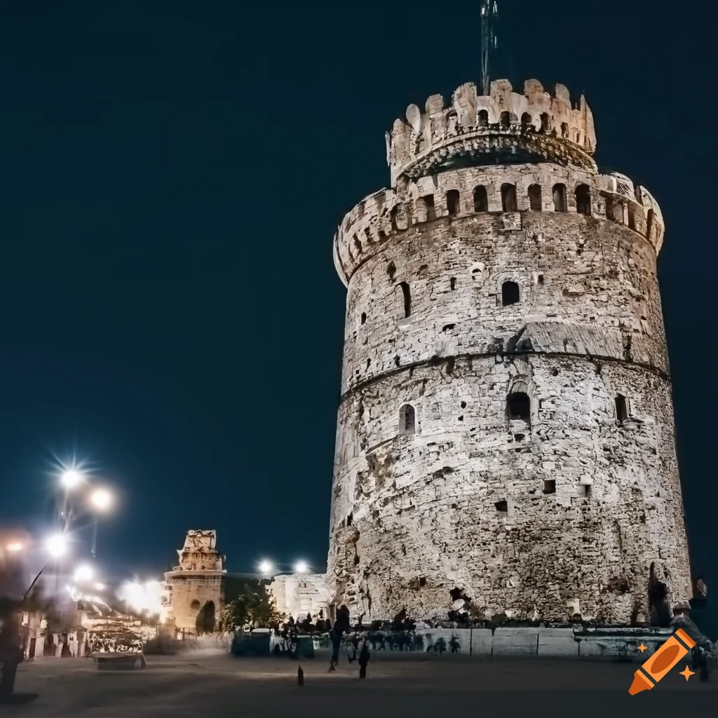 Thessaloniki white tower in greece