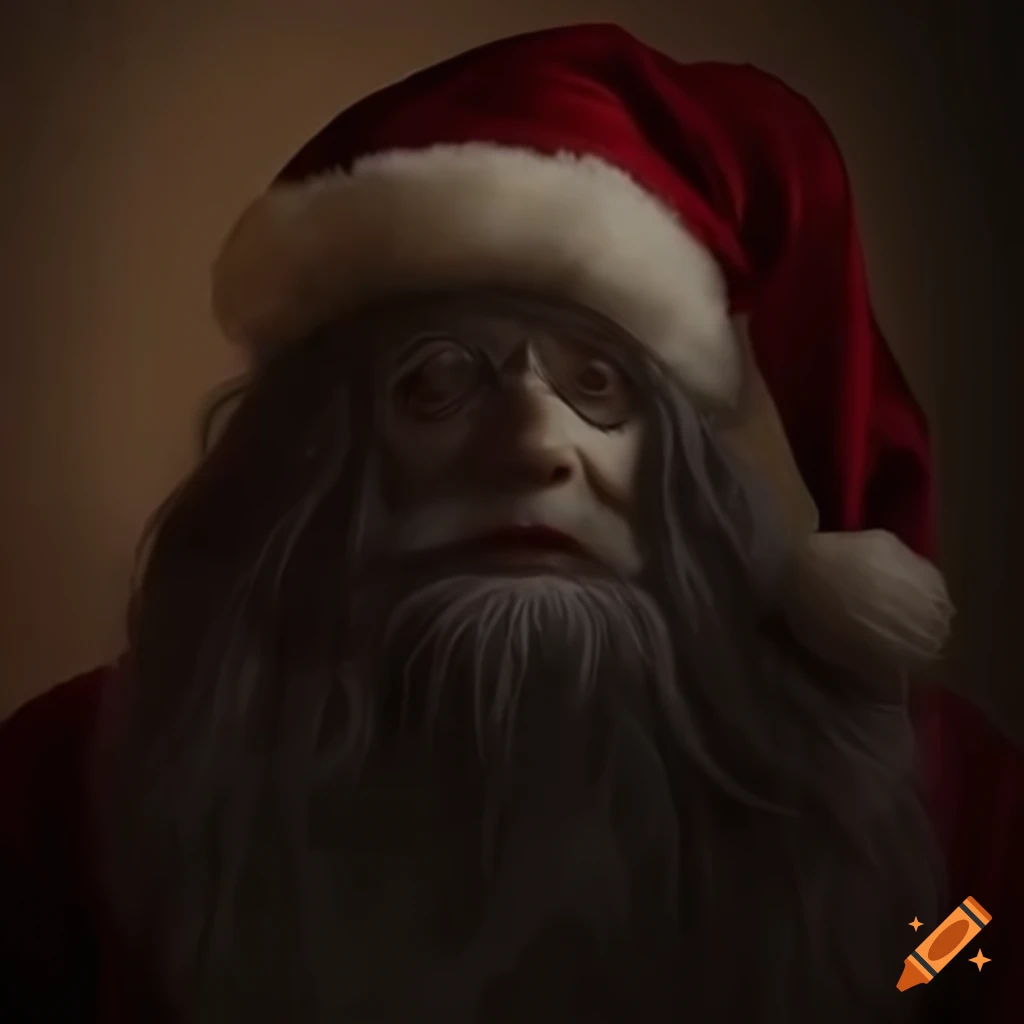 Dark fantasy santa claus