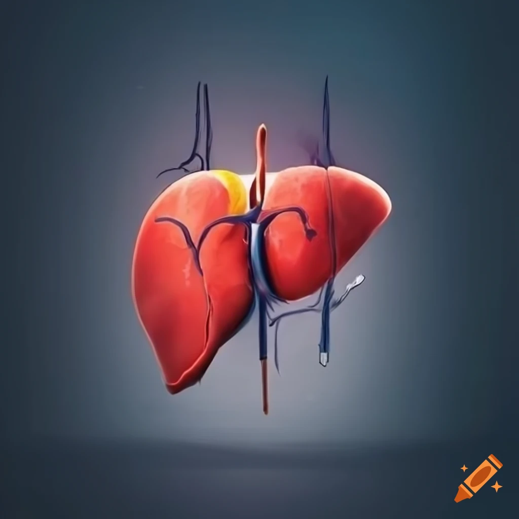 Poster for advanced medical technologies event on liver research on Craiyon