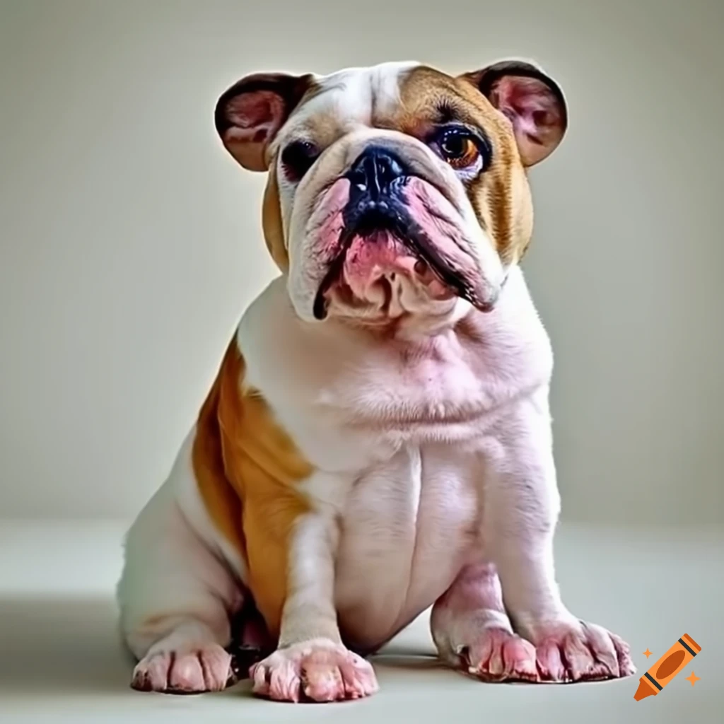 English bulldog on Craiyon