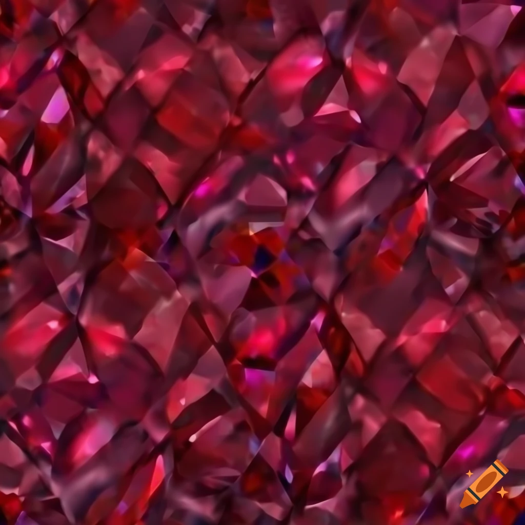 Seamless texture of a ruby gem on Craiyon