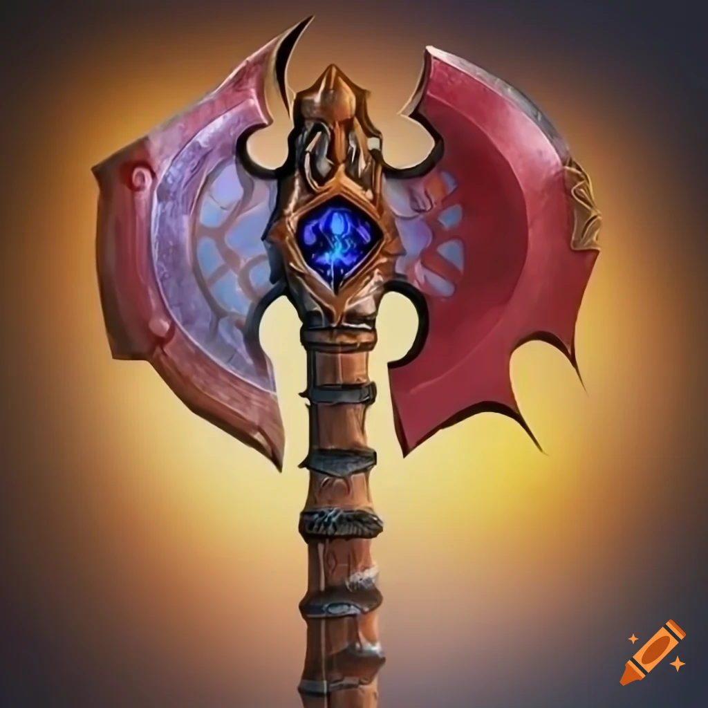 Mythic axe on Craiyon