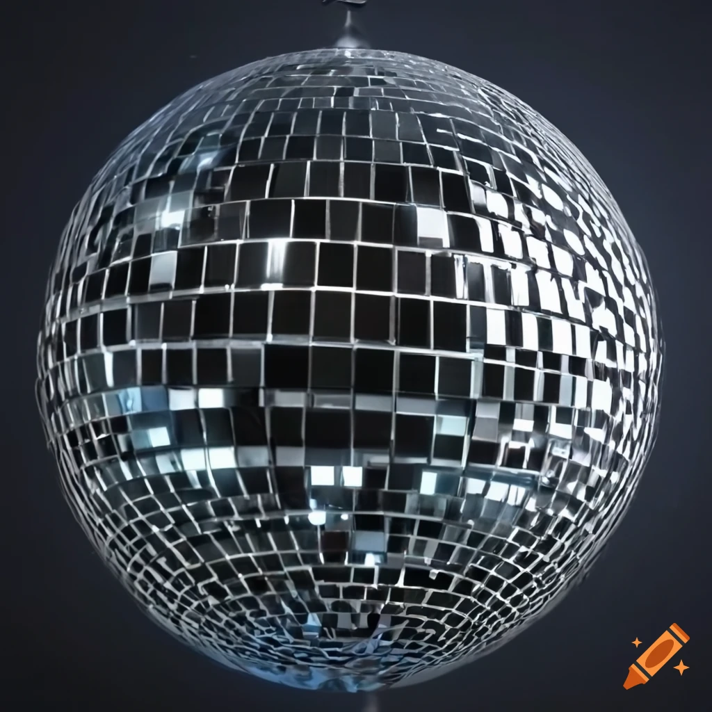 Disco ball creating a vibrant atmosphere