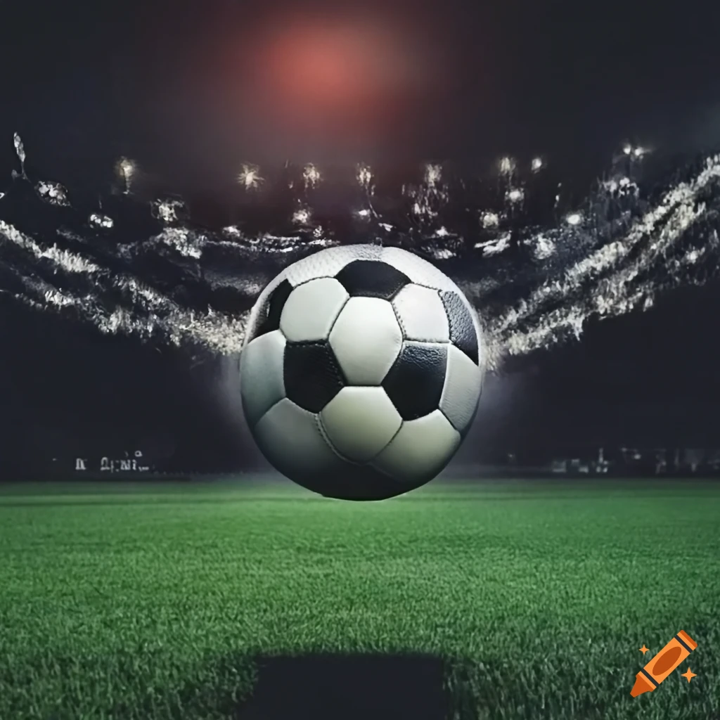 Soccer ball with shoes