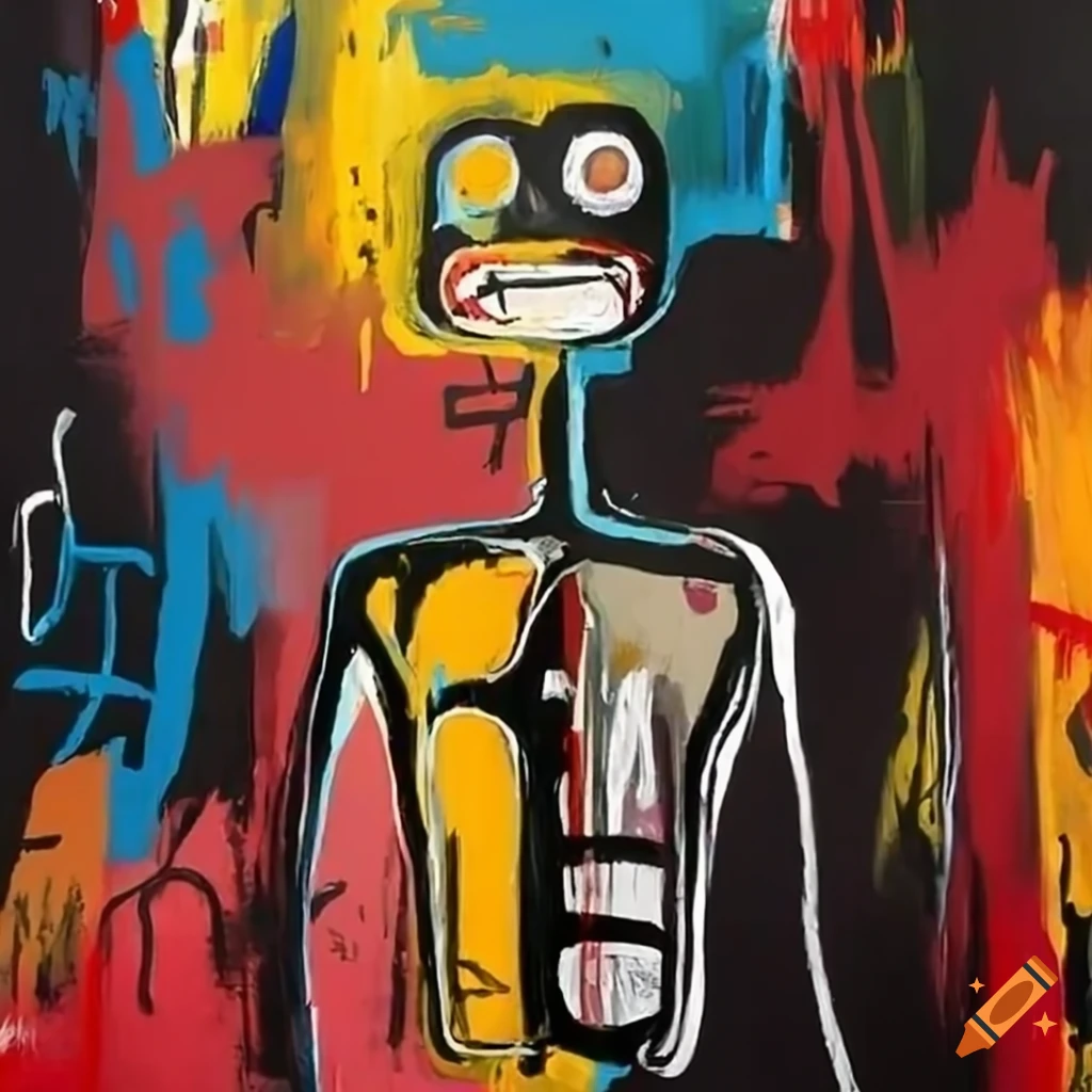 Painting with expressive human body movements