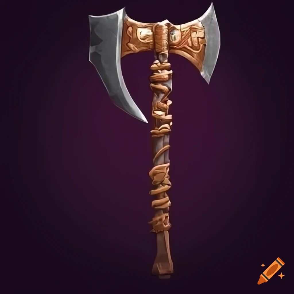 Mythic axe on Craiyon