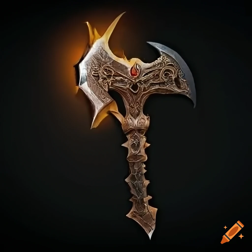 Magical fantasy crescent wrench on Craiyon