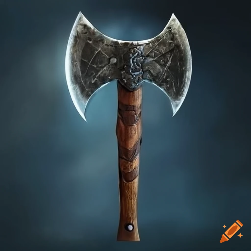 Image of a magical steel axe