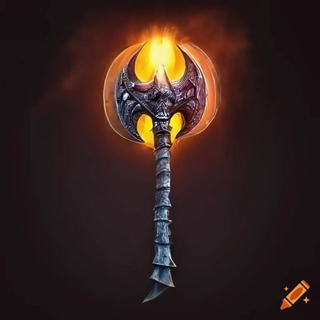 Mythical gauntlets forged of fire and ice on Craiyon