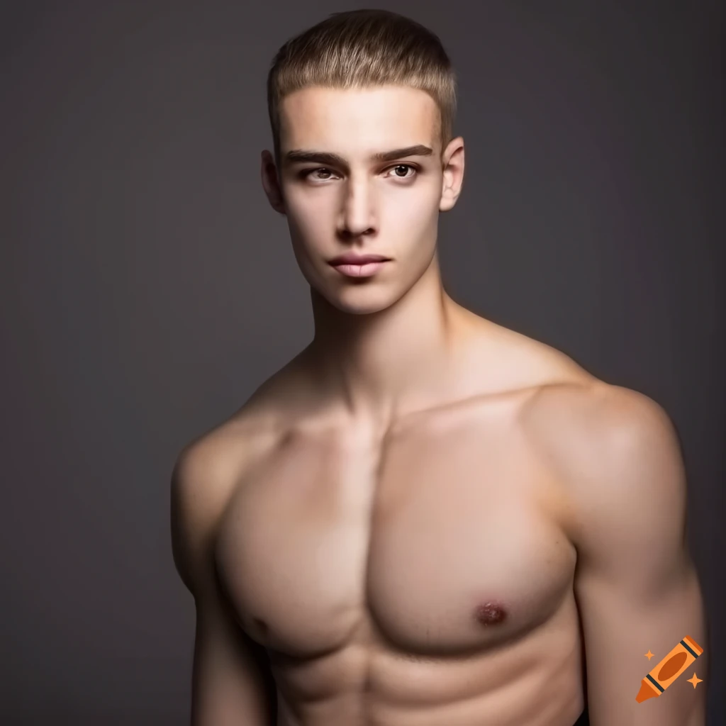 Handsome Muscular Argentine Male Wrestler With Tan Skin And Hazel Eyes