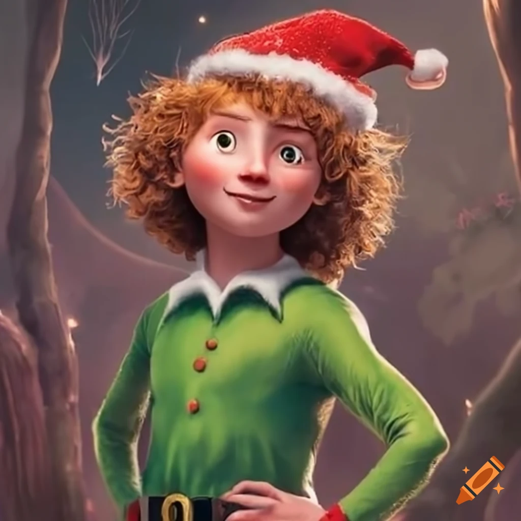 Image of an elf on a quest to save christmas on Craiyon