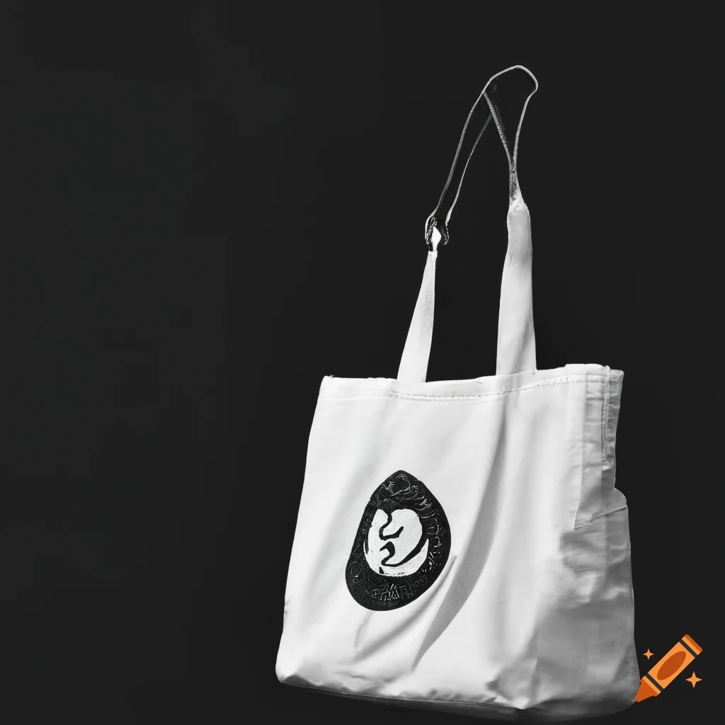 White tote bag with camden town logo