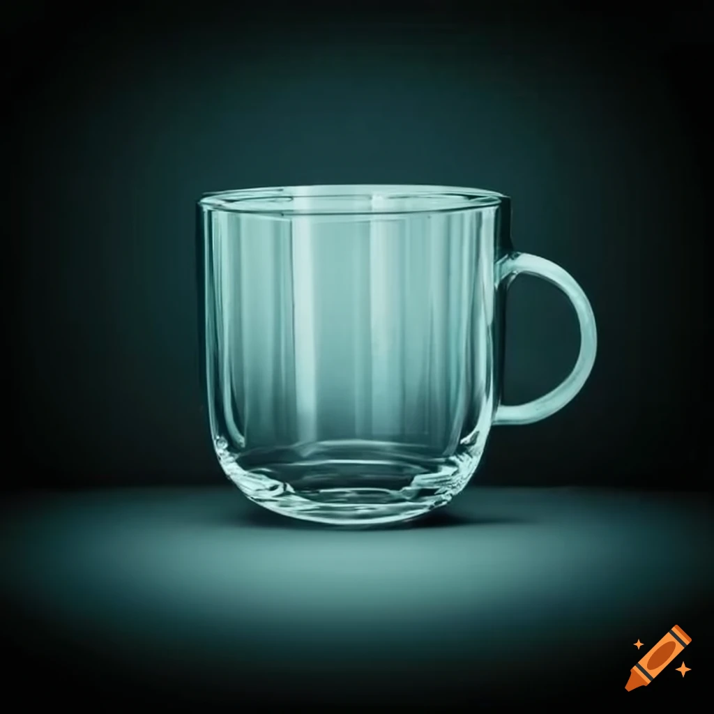 Glass cup with no liquid inside