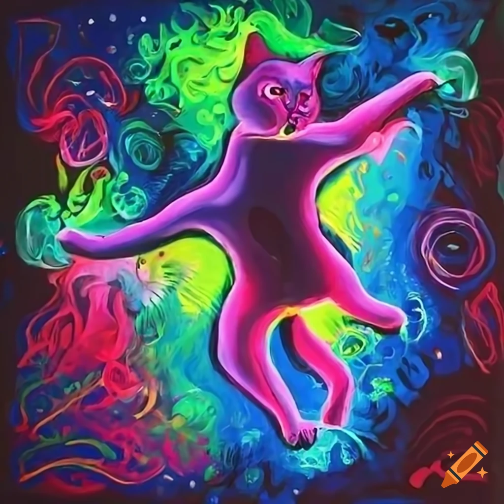 Neon Rave Face Paint