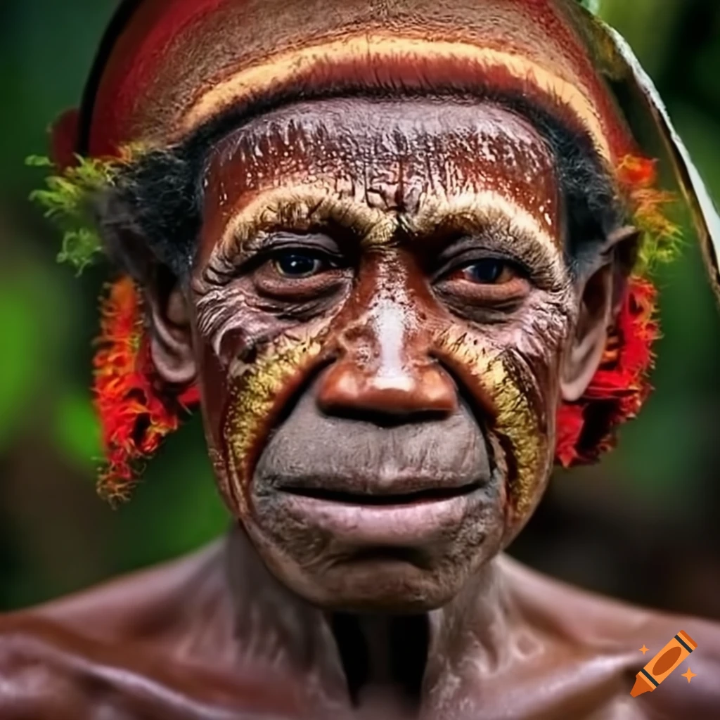 Faces from papaua new guinea on Craiyon