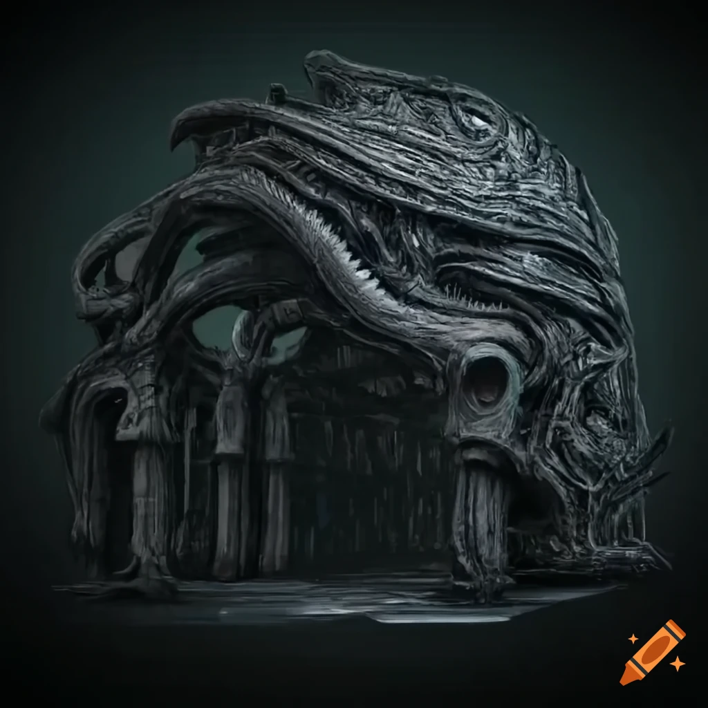 2D Metroid game featuring alien-like ruins on Craiyon