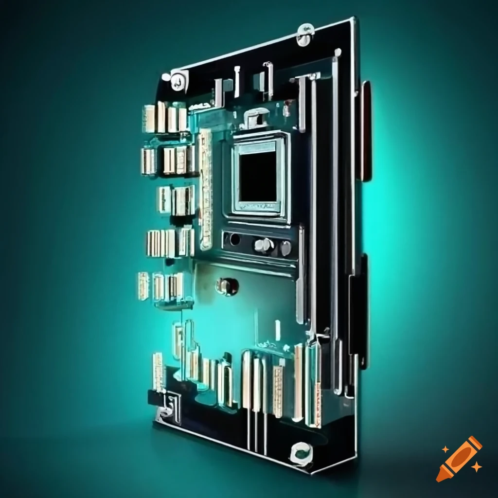 Image of a computer mainboard