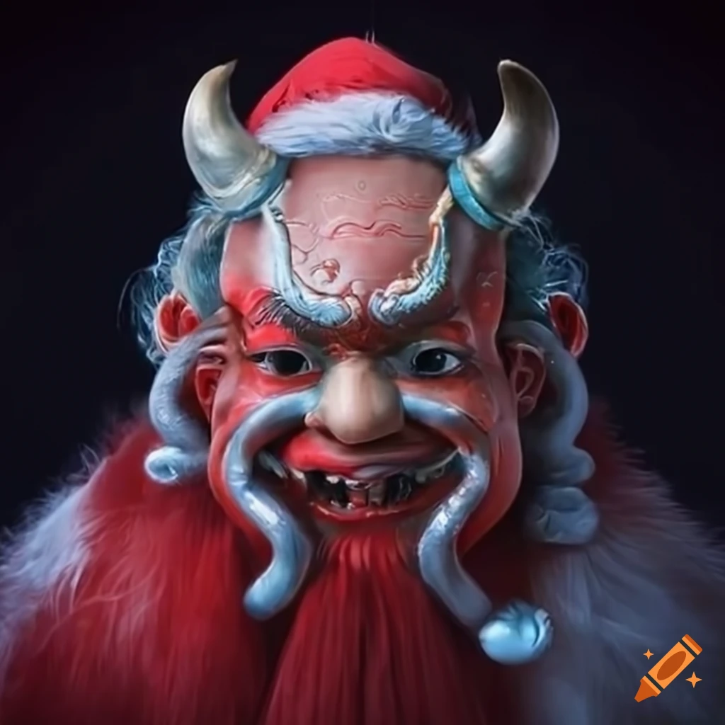 Chinese demon santa claus on Craiyon