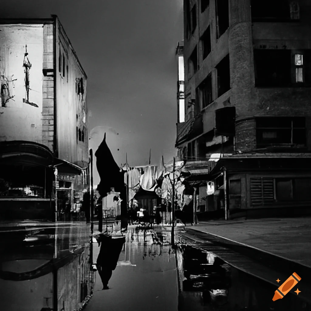 Photo report of a strange figure in the city