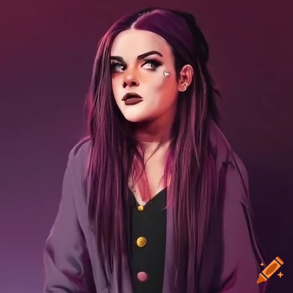 Robbie rotten in a synthwave aesthetic on Craiyon