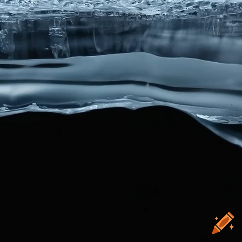 Abstract art with melting ice and Giger-like tiles on Craiyon