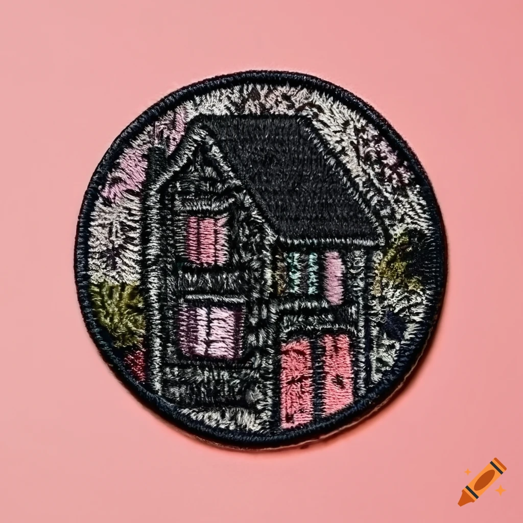 Noir graphic design patch