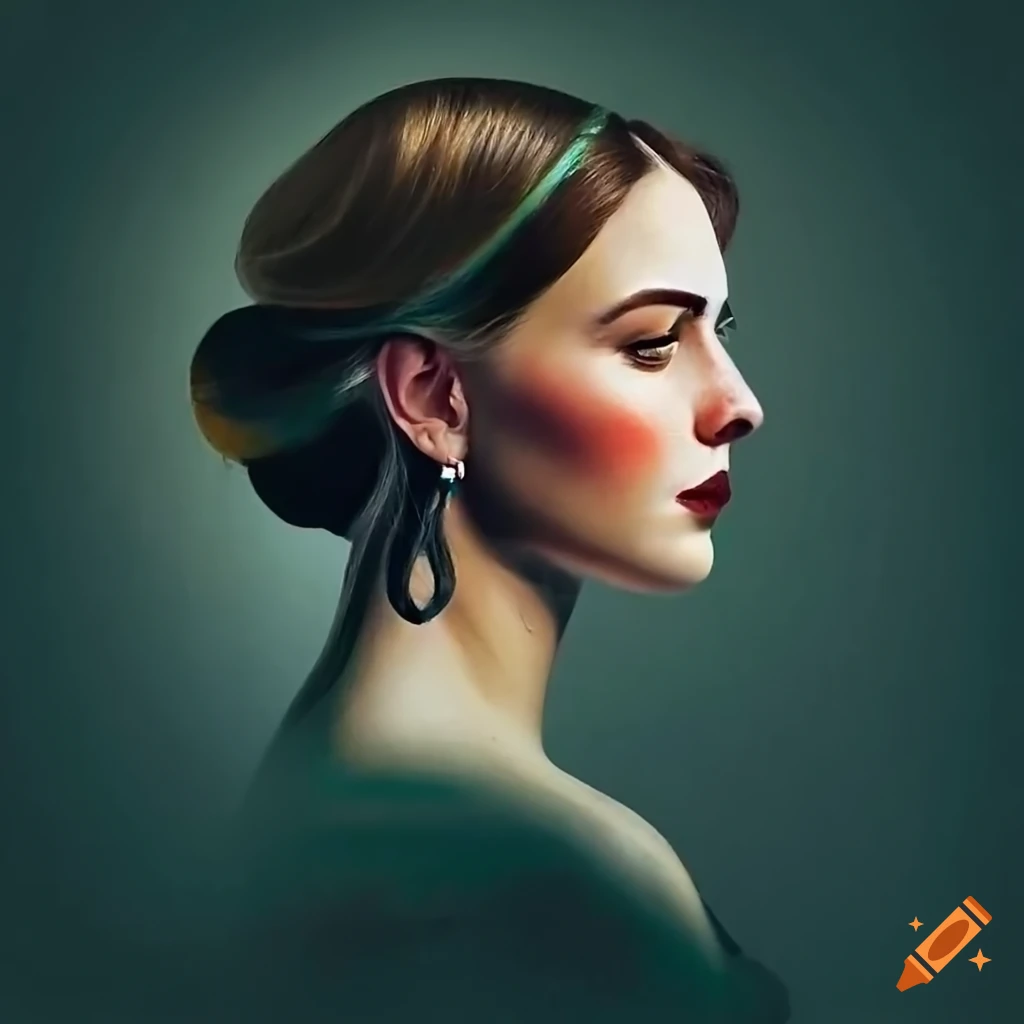 Portrait of Latasha, a captivating and enigmatic woman on Craiyon