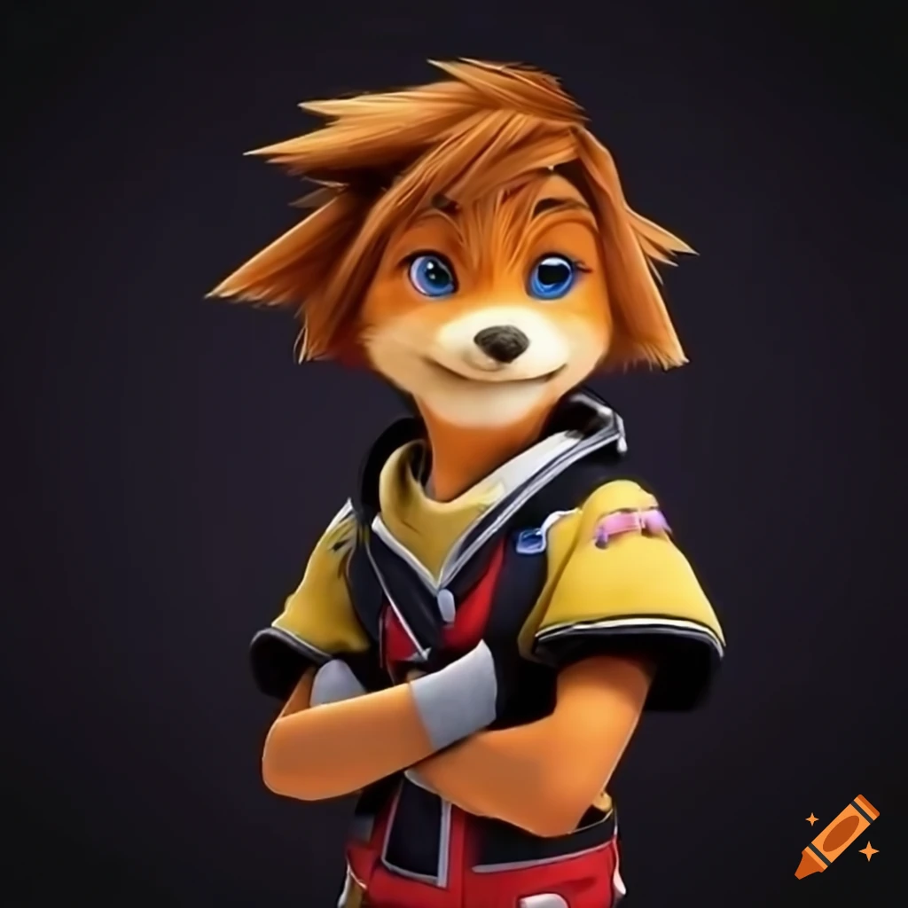 Gamecube game about a fox who wears shorts on Craiyon