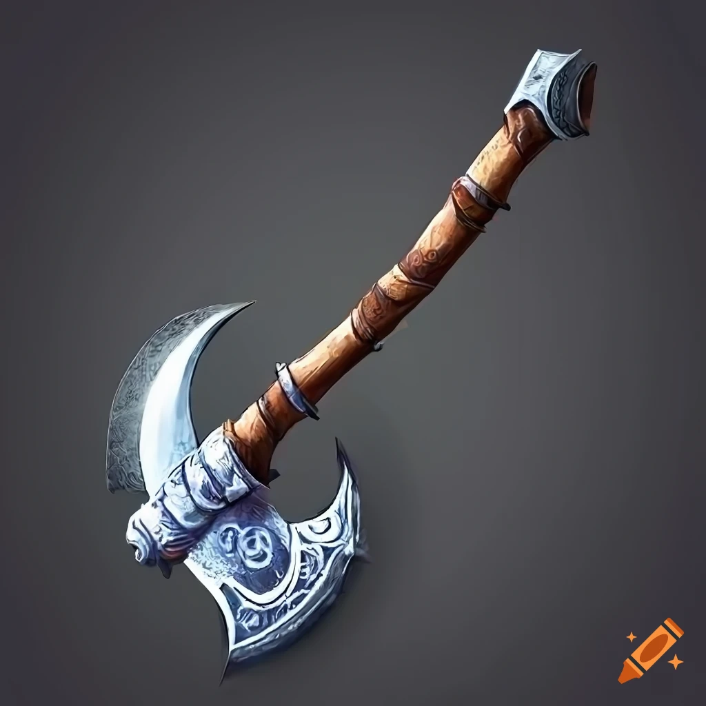 A mythical axe on Craiyon