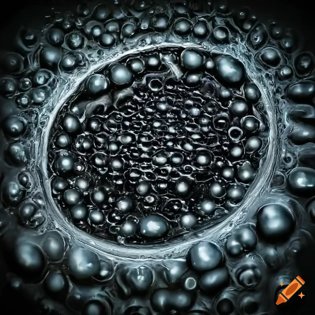 Wet and dripping bubble tiles in a 2d metroid game on Craiyon