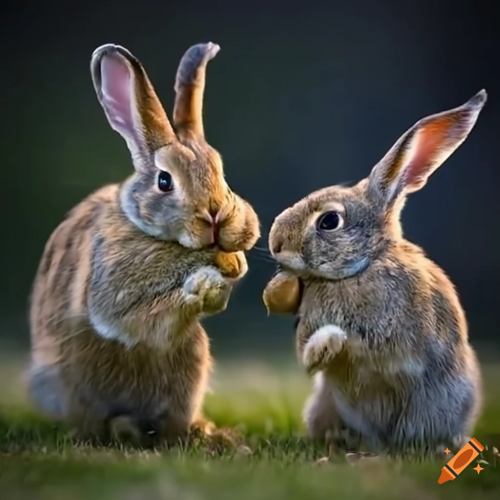 White rabbits having a picnic under sakura blooms on Craiyon
