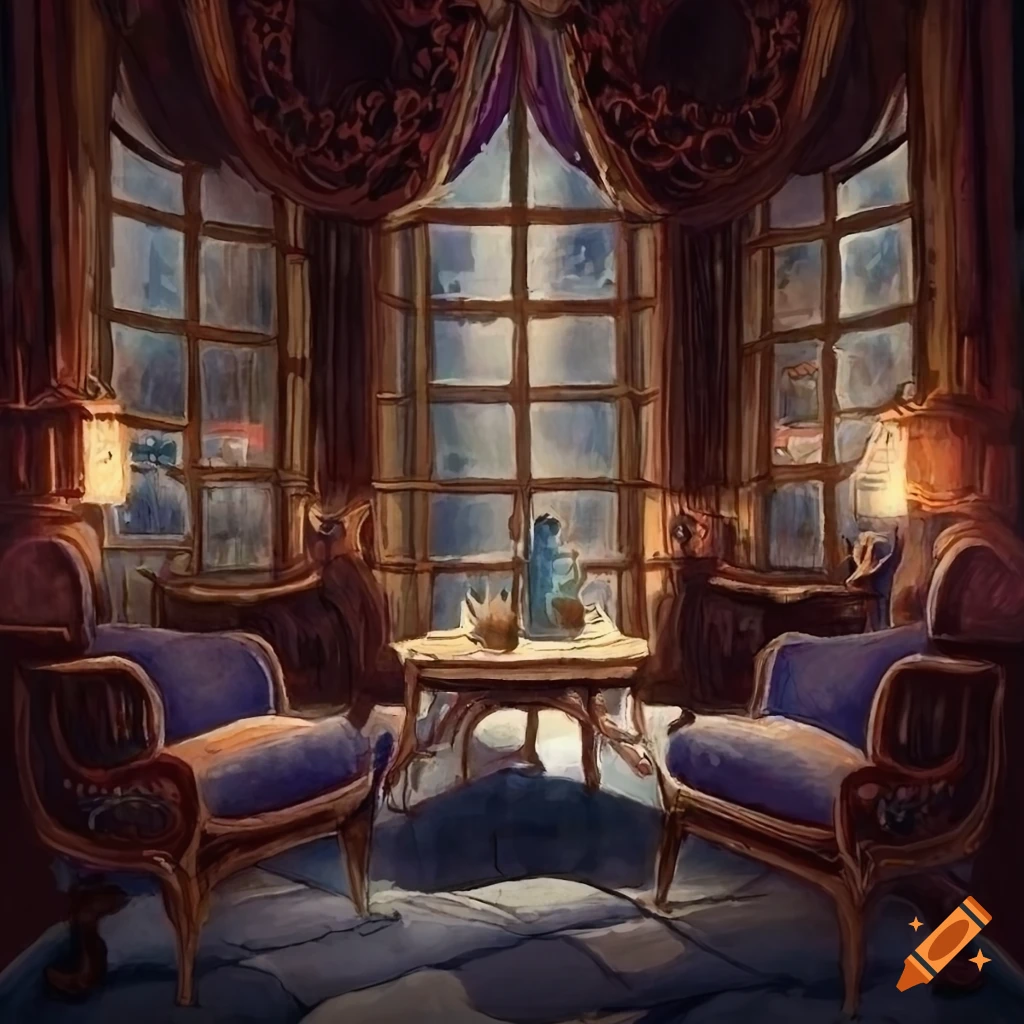 Image of a luxurious secret room on Craiyon