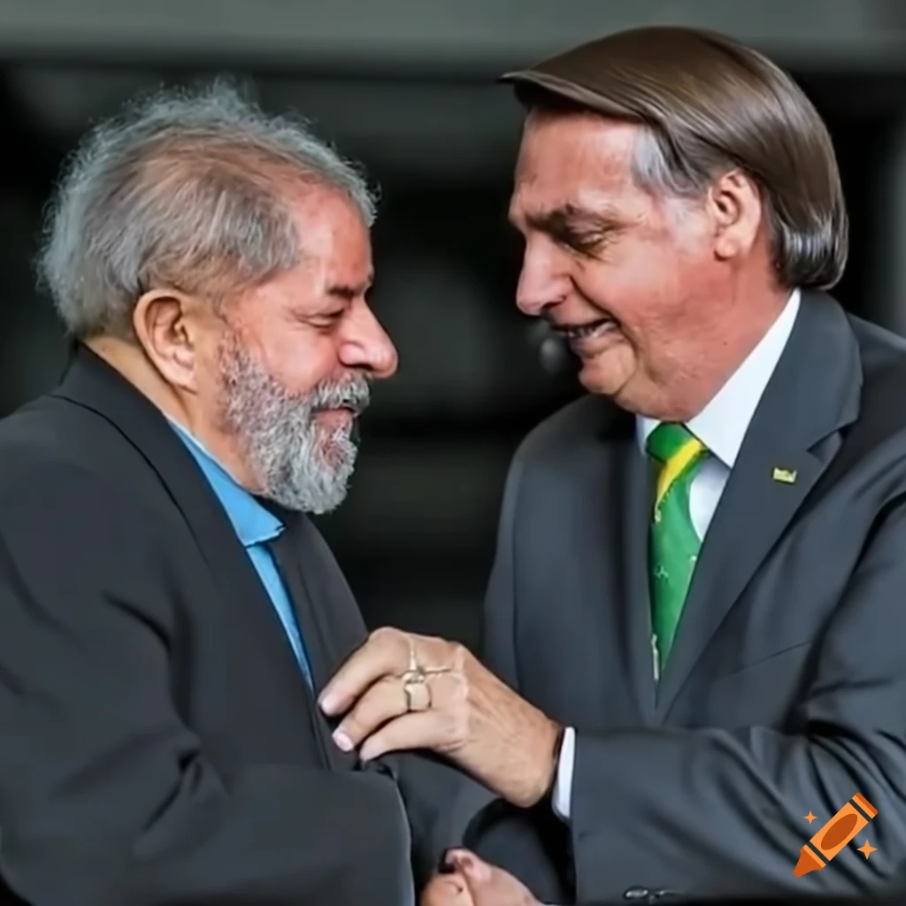 Lula da silva and michael jackson having a drink together on Craiyon