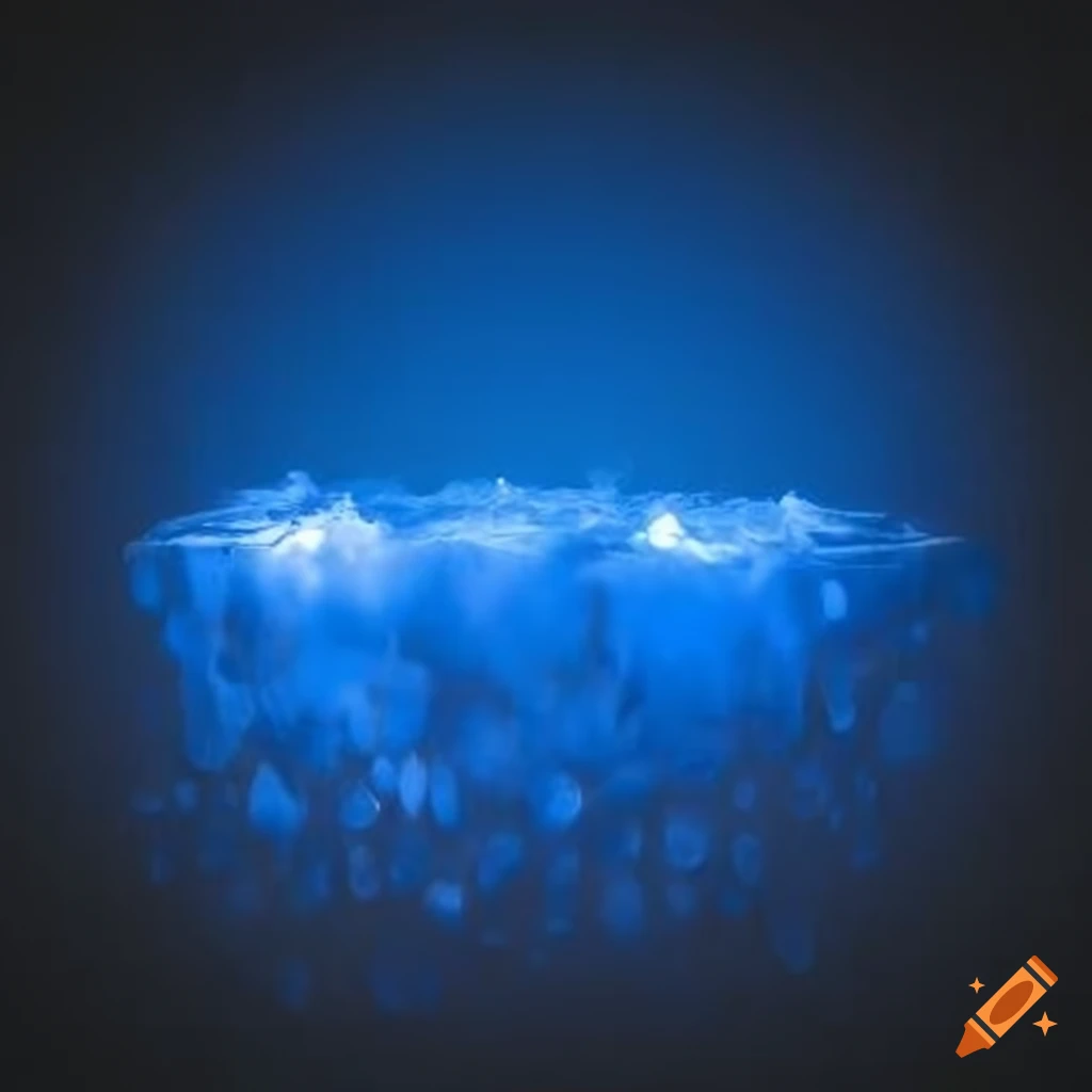 Ice magic spell effect on Craiyon