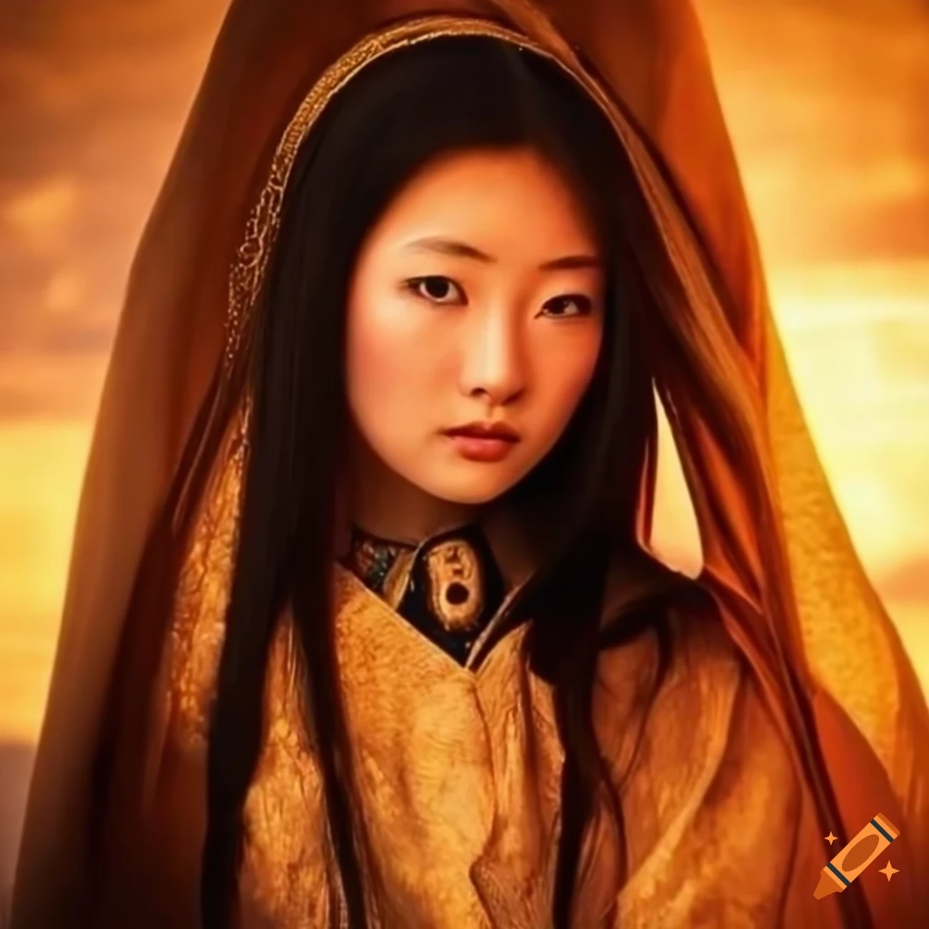 Beauty from mongolia on Craiyon