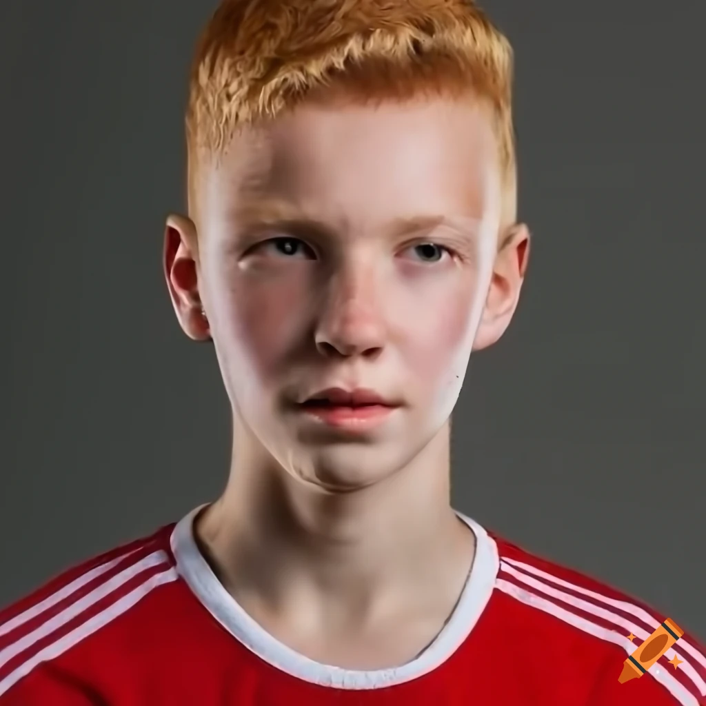 Portrait of a young bosnian football player on Craiyon