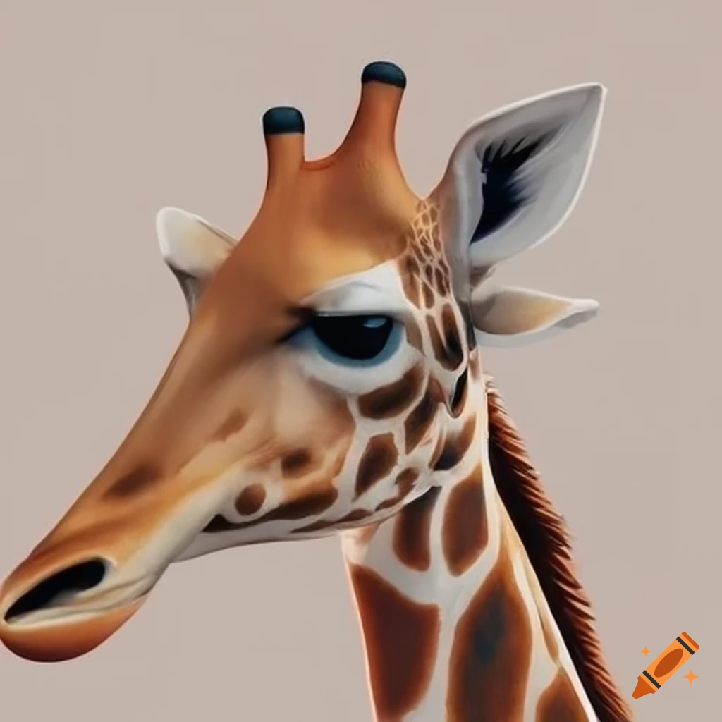 Evolution of a giraffe on Craiyon