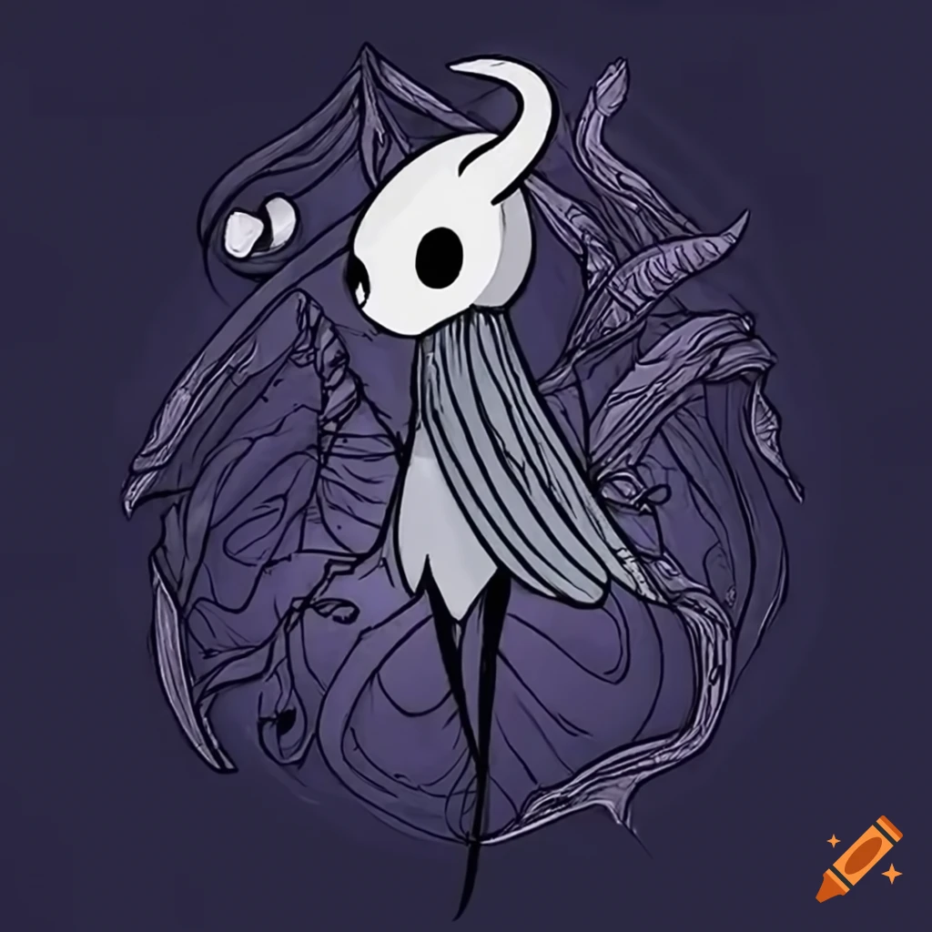 Hollow Knight images created on Craiyon