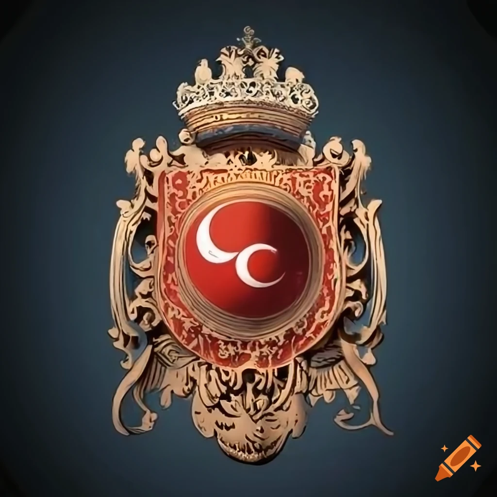 European-style 2d family crest for the turkish familyname yilmaz on Craiyon