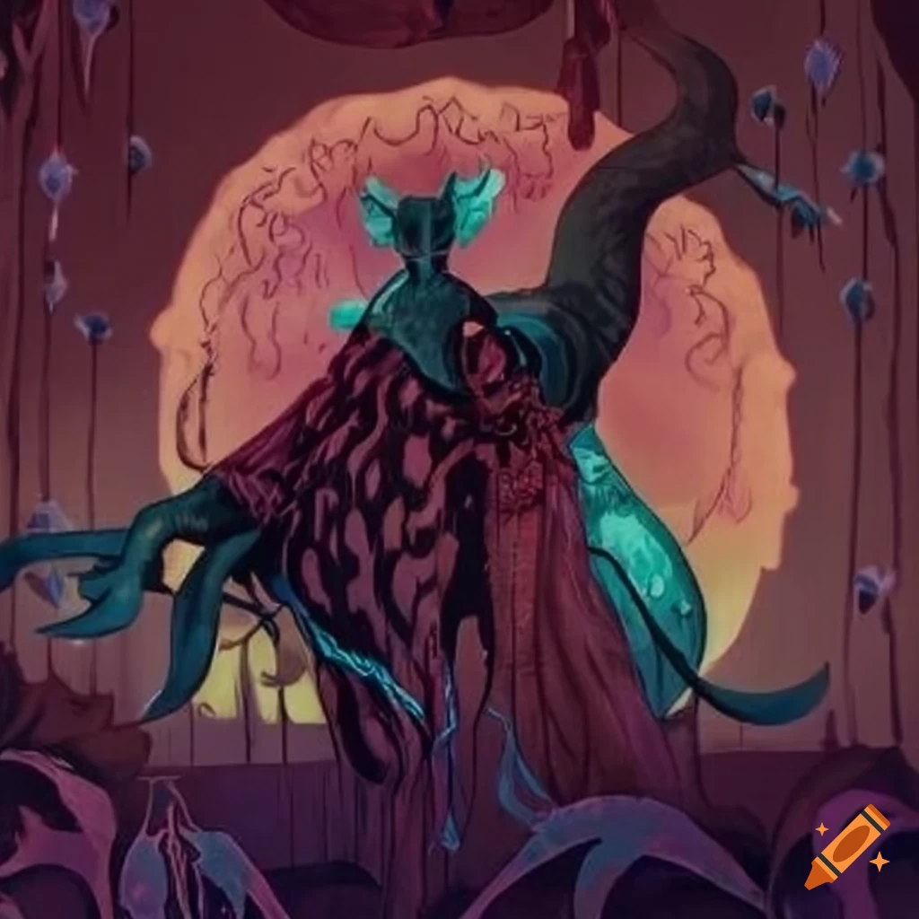 Fantasy game enemy character art on Craiyon