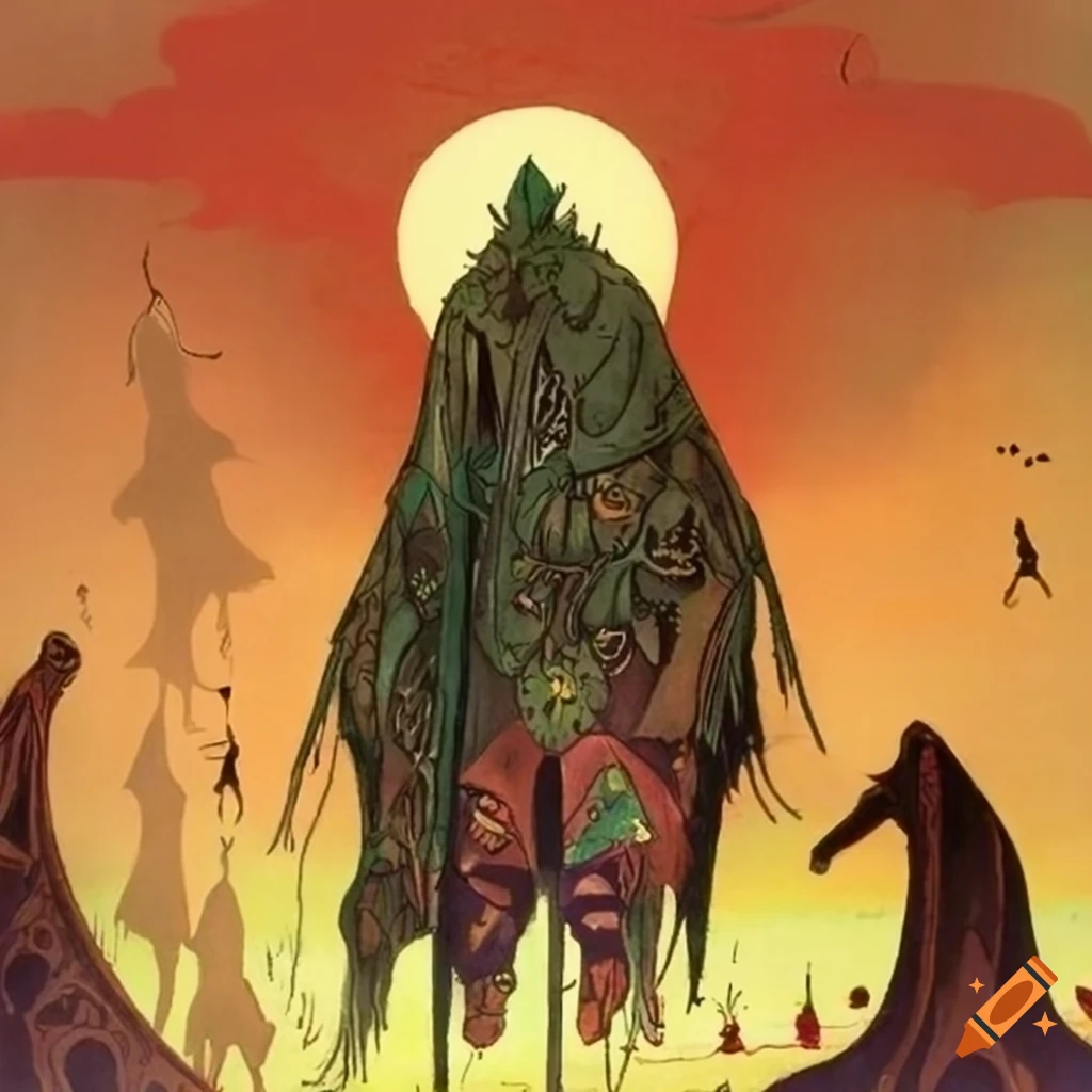 Character design of a game enemy